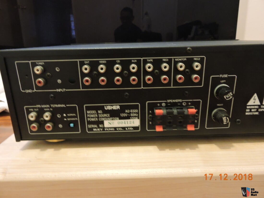 Usher AU-6500 precision solid state integraded amplifier. Rare ...