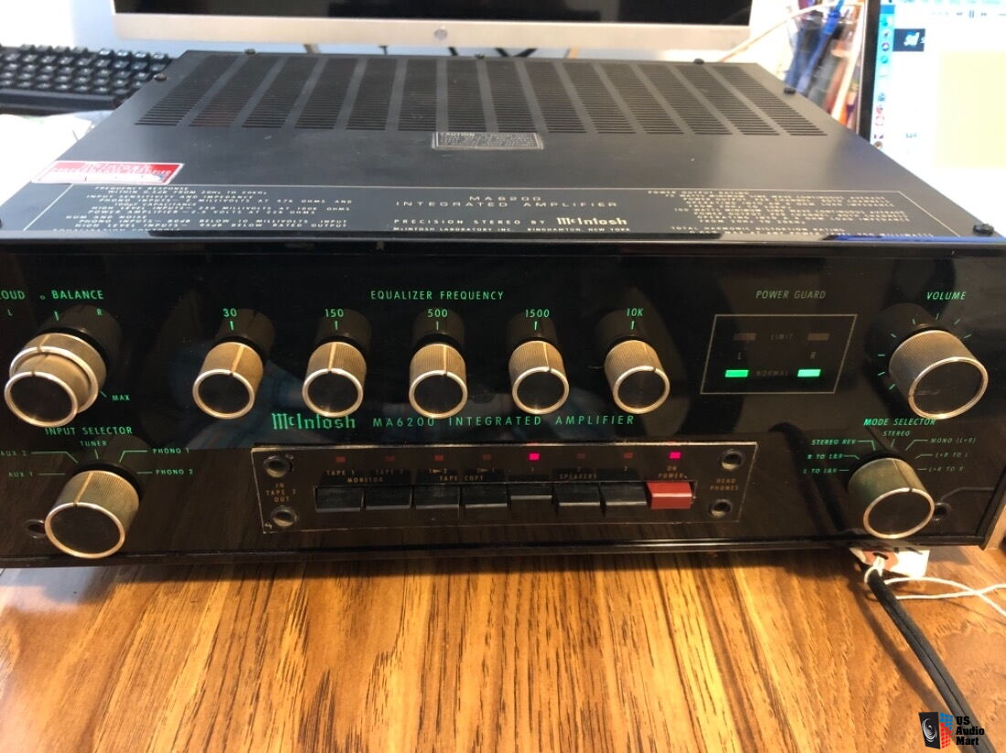 Mcintosh MA6200 Integrated Amp - Restored, Serviced Photo #2123253 - US ...
