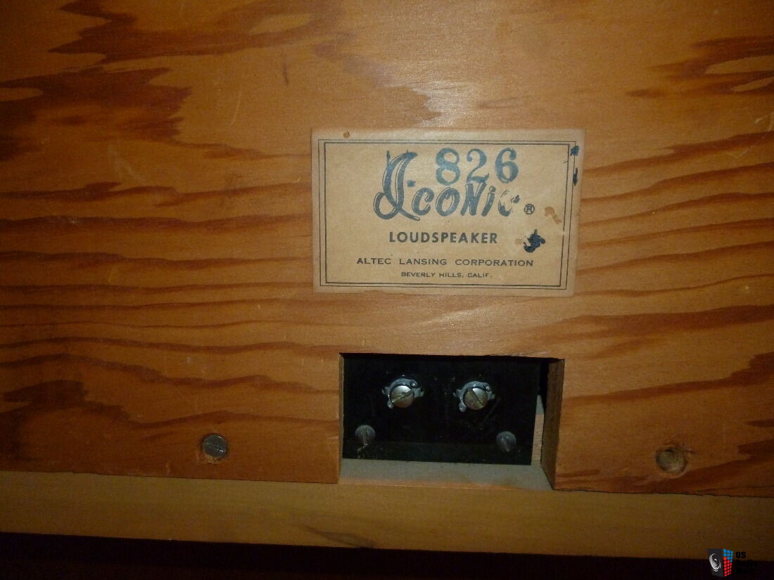 Altec Lansing Iconic Speaker Model 826 Single Blonde Cabinet Photo ...