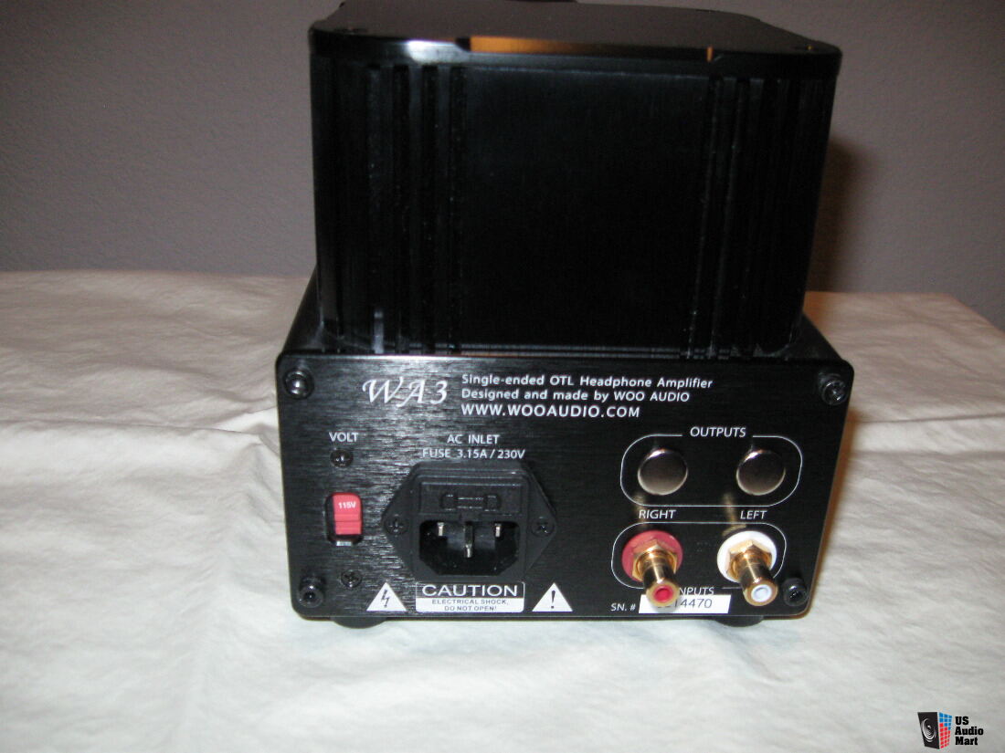 Woo Audio WA-3 Headphone Amplifier -- Black Photo #2104037 - US Audio Mart