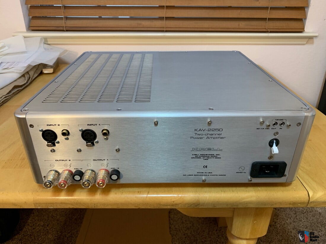 Krell KAV2250 Silver stereo power amplifier Photo #2106250 - UK Audio Mart
