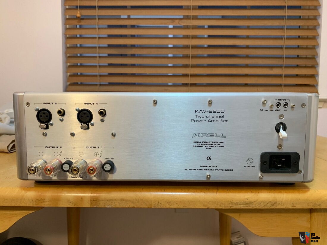 Krell KAV2250 Silver stereo power amplifier Photo #2106263 - UK Audio Mart