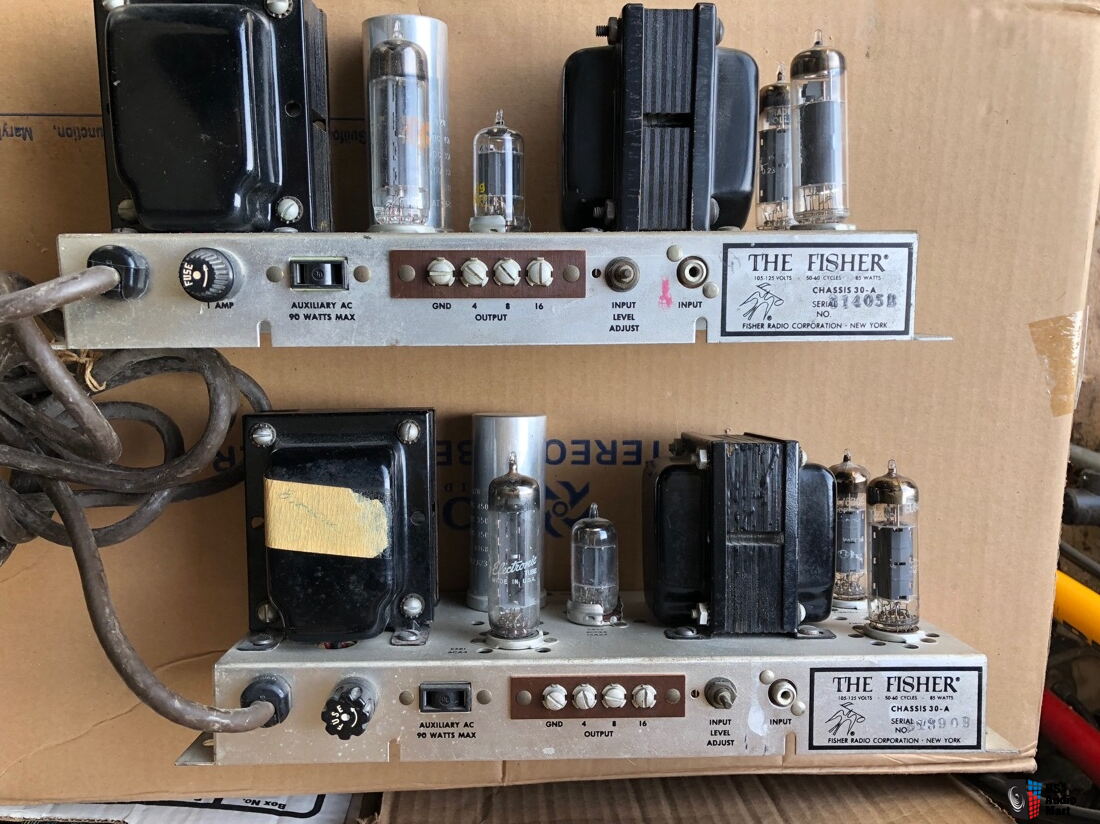 Fisher 30A Tube Mono Amplifier pair Photo #2112346 - UK Audio Mart