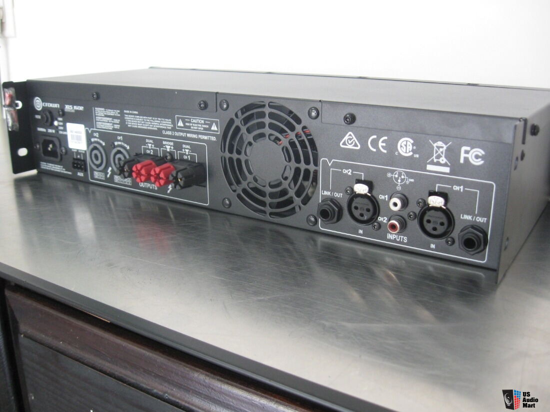 Crown XLS1502 Two-channel DSP EQ 525W at 4Ω Power Amplifier (Free ...