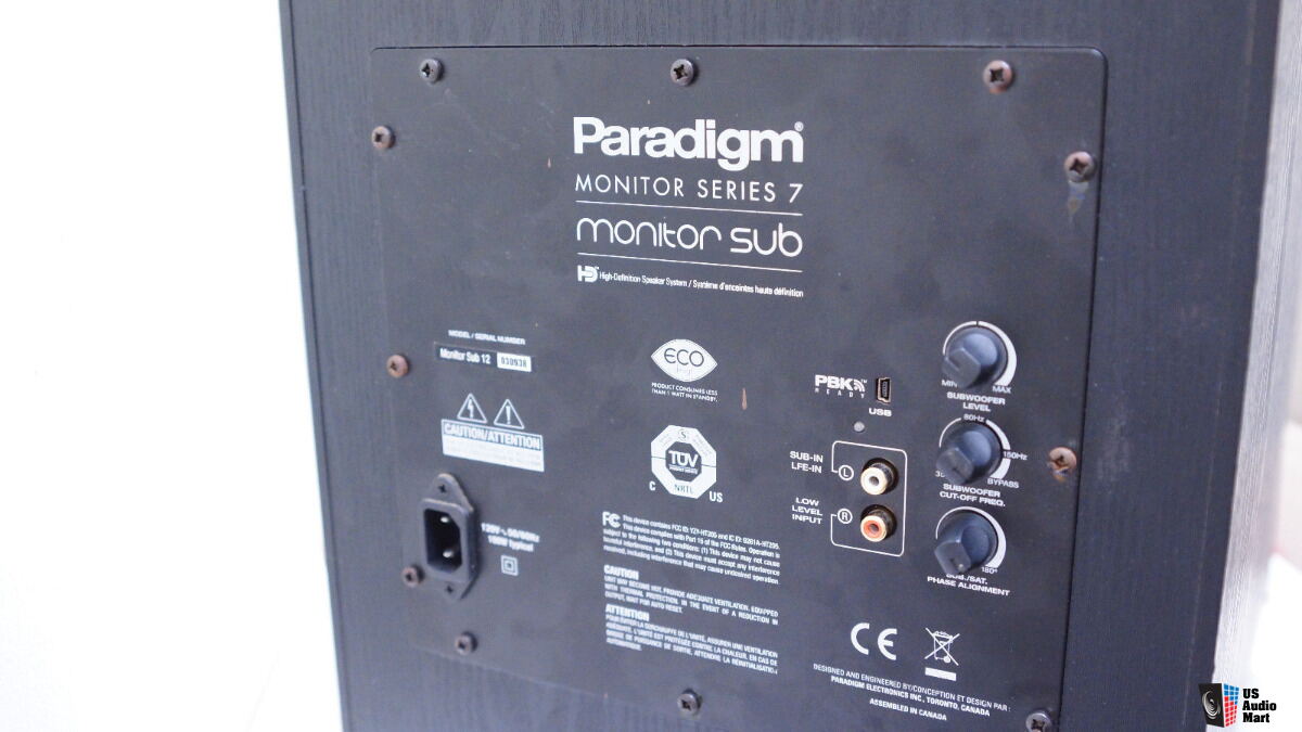 Paradigm Monitor Sub 12 Subwoofer Photo #2116138 - US Audio Mart