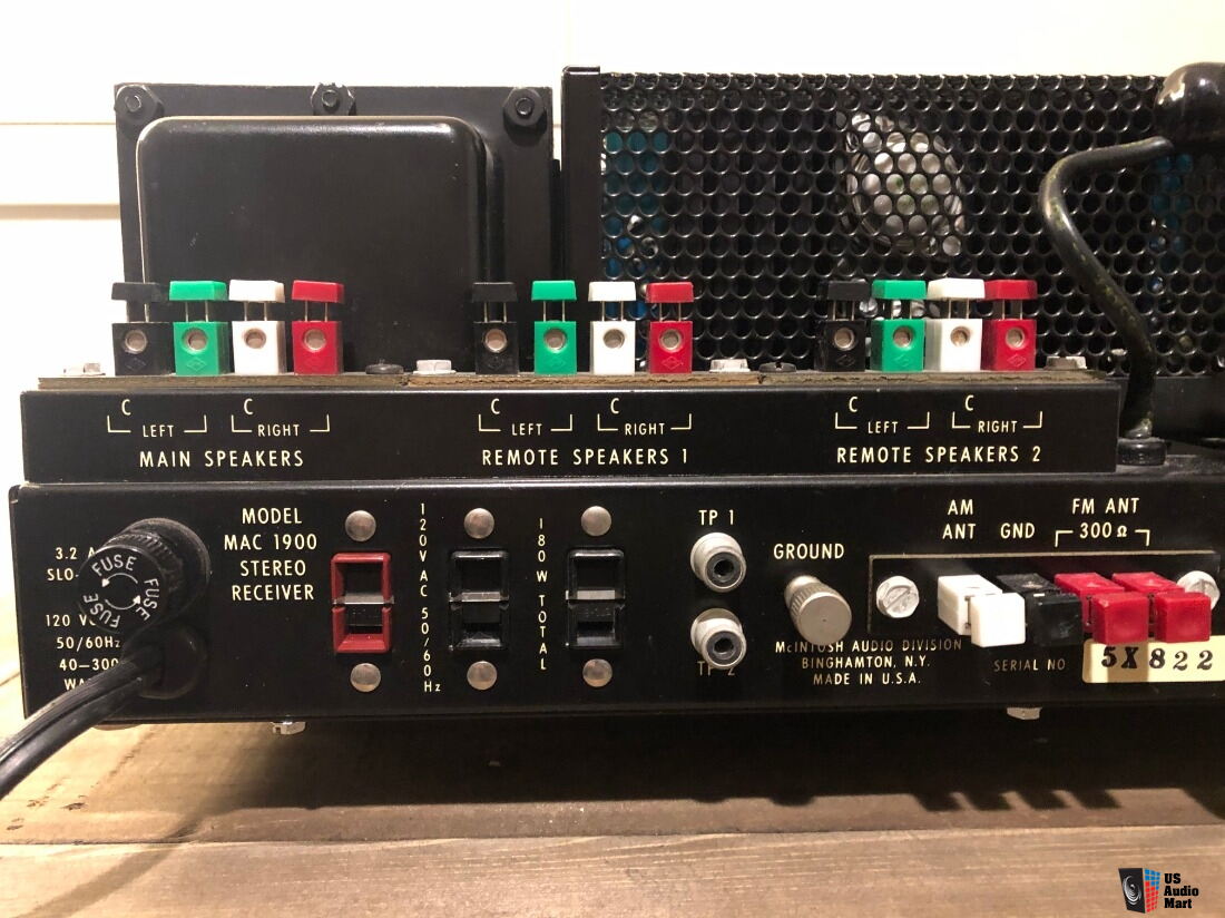 McIntosh MAC 1900 Vintage Stereo Receiver Photo #2116353 - US Audio Mart
