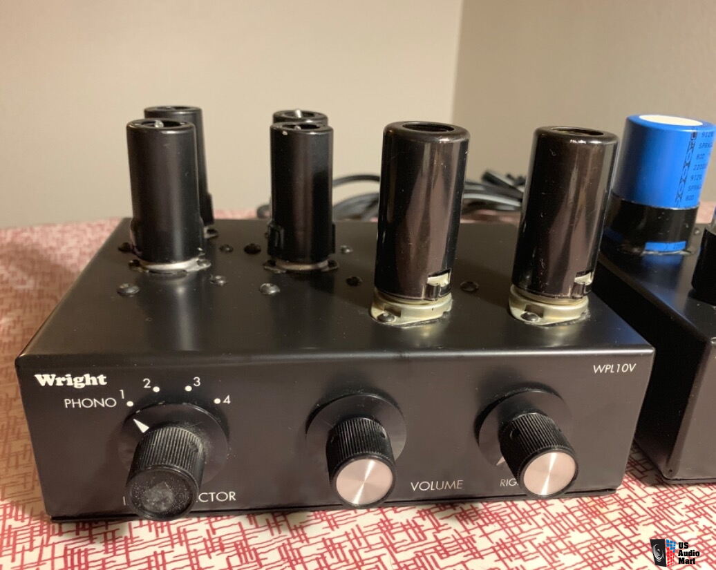 Wright Sound Company WPL10V phono/line preamplifier with a WPS04 power ...