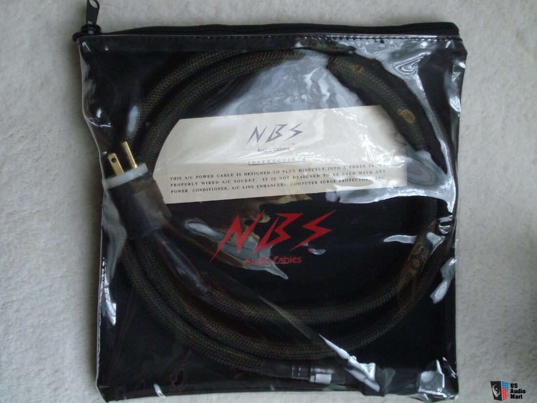 NBS Statement III Power Cord, 6-ft. 20A - Serial # 1150 (see photos ...
