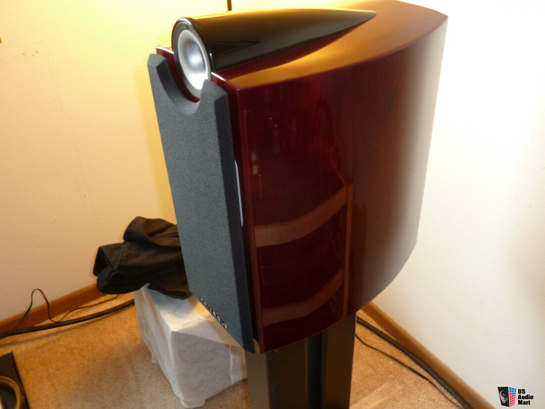 Triangle Signature Theta Loudspeakers in High Gloss Mahogany - Mint One ...
