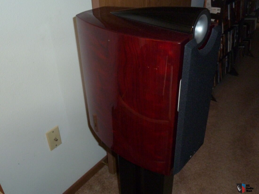 Triangle Signature Theta Loudspeakers in High Gloss Mahogany - Mint One ...