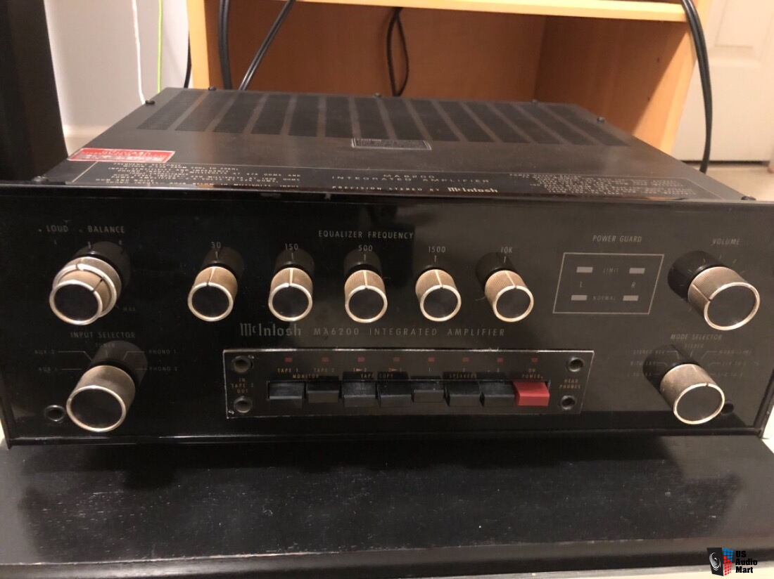 Mcintosh MA6200 Integrated Amp - Restored, Serviced Photo #2123253 - US ...