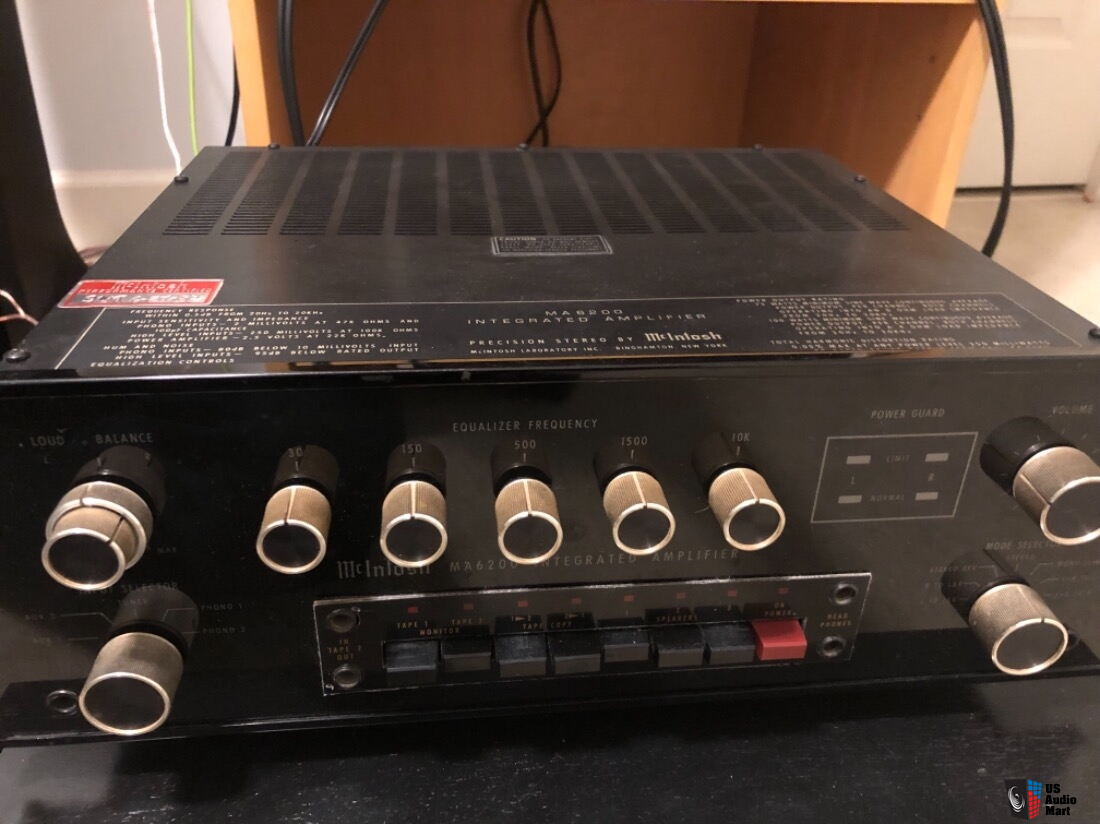 Mcintosh MA6200 Integrated Amp - Restored, Serviced Photo #2123253 - US ...
