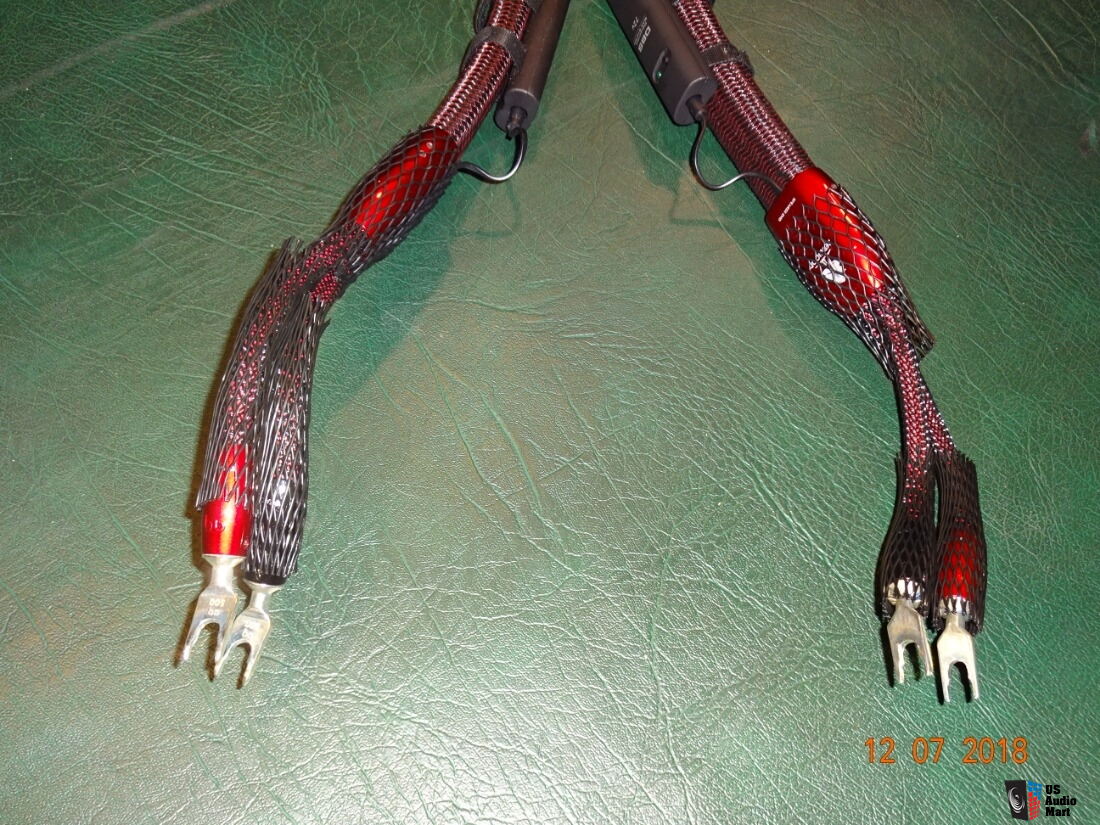 Audioquest 5 ft Redwood Speaker Cables with 72 volt DBS system Photo ...