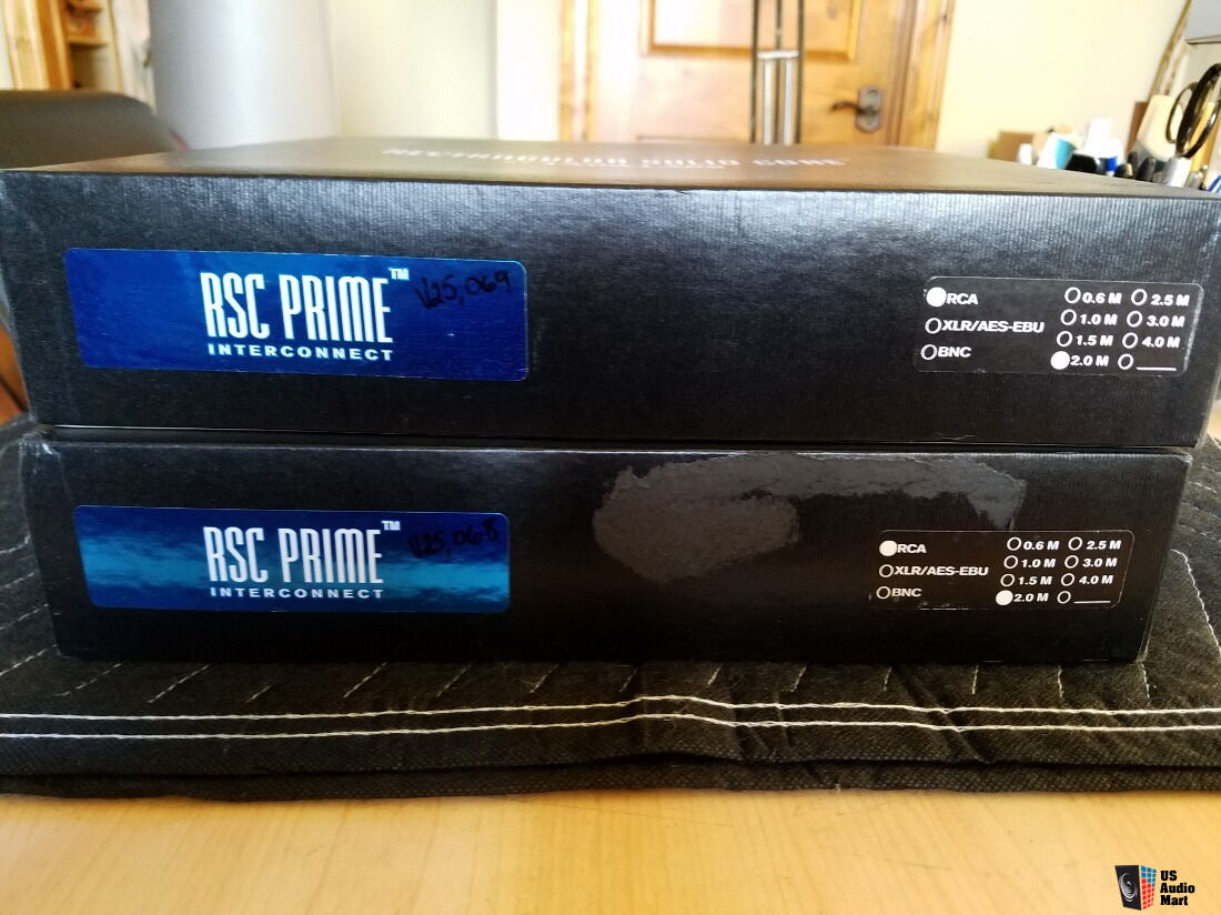 Price Lowered TARA LABS RSC PRIME gold & blue INTERCONNECTS RCA QTY 5 ...