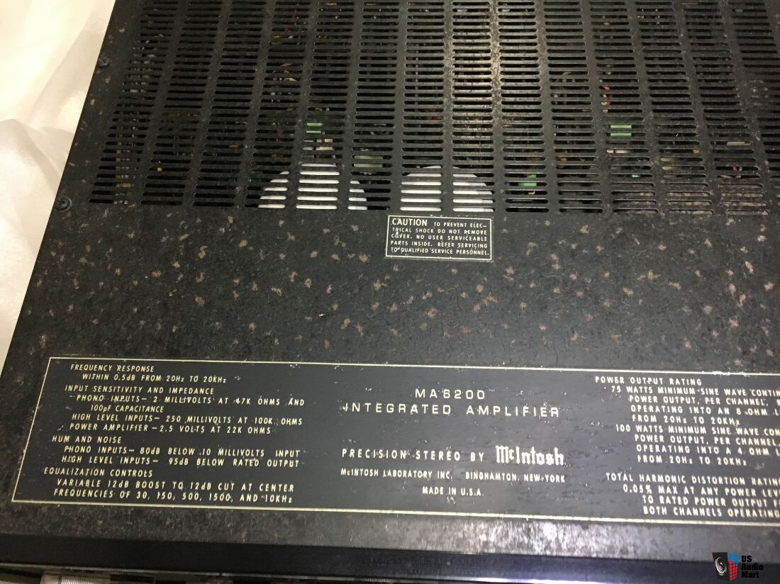 Mcintosh MA6200 Integrated Amp Photo #2129103 - UK Audio Mart