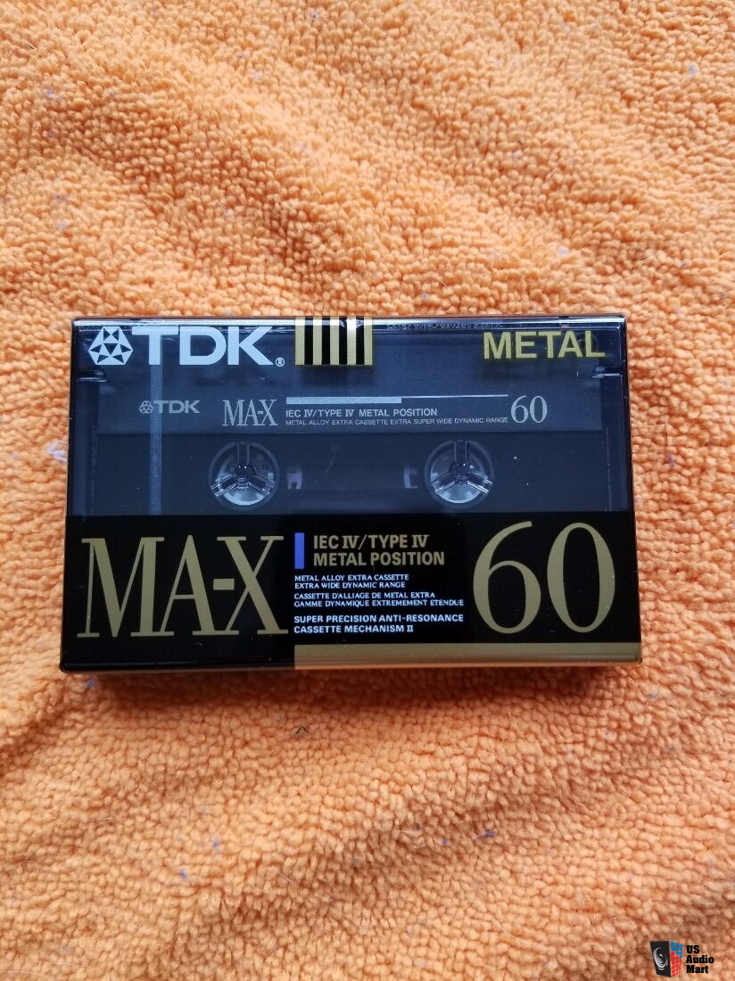 TDK MA-X 60 NOS Still In Factory Shrinkwrap. Perfect Length For 1 Full ...