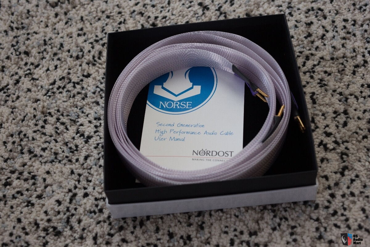 Nordost Frey 2 Norse Speaker Cables 3m banana connections -- NEW LOWER ...