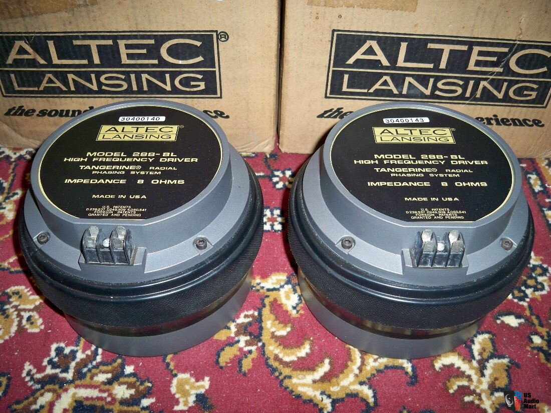 2)Altec 288-8L NOS midrange drivers,for horn speaker&single ended tube ...