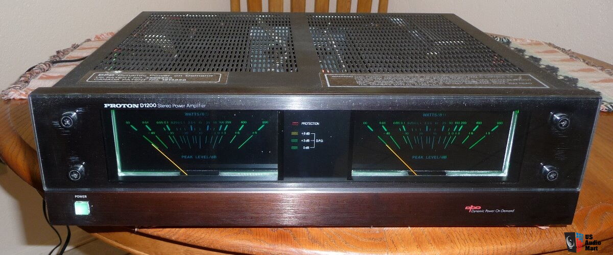 Proton D1200 power amp amplifier NAD monitor series Dynamic On Demand ...