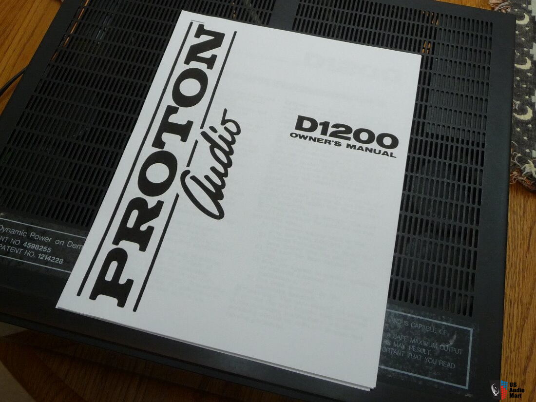 Proton D1200 power amp amplifier NAD monitor series Dynamic On Demand ...