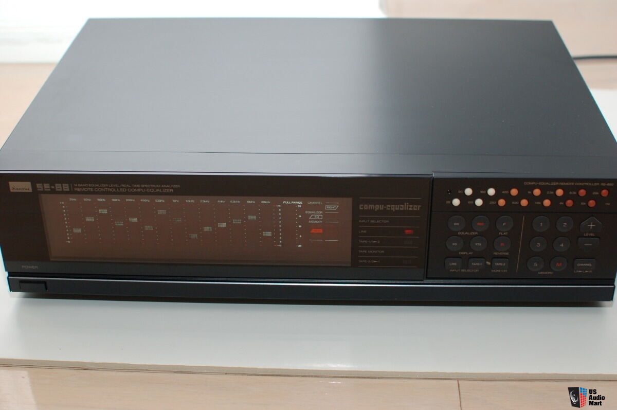 Sansui SE88 14 bands Real time Compu-Equalizer with spectrum Analyzer ...