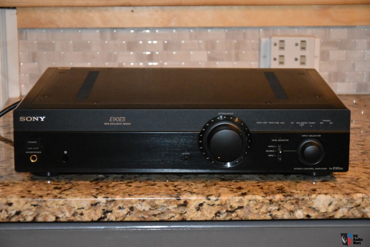 Sony TA-E90ES Stereo Preamplifier w/ Phono Stage & XLR + RCA outputs ...