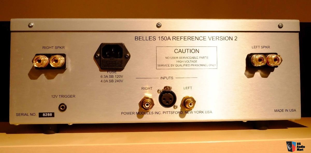 Belles 150A Reference v2 Amplifier w/ Silver Faceplate- Ex.Condition ...