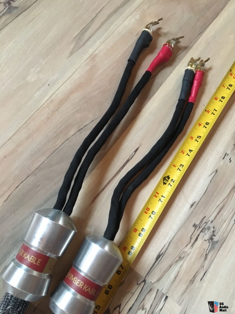 Kimber Kable Select KS-3038 Pure Silver Speaker Cable - 6.6 foot pair ...