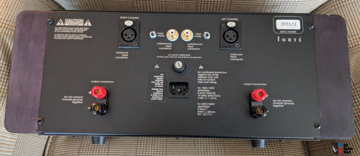 Forte Model 4a class A amplifier Photo #2178800 - US Audio Mart