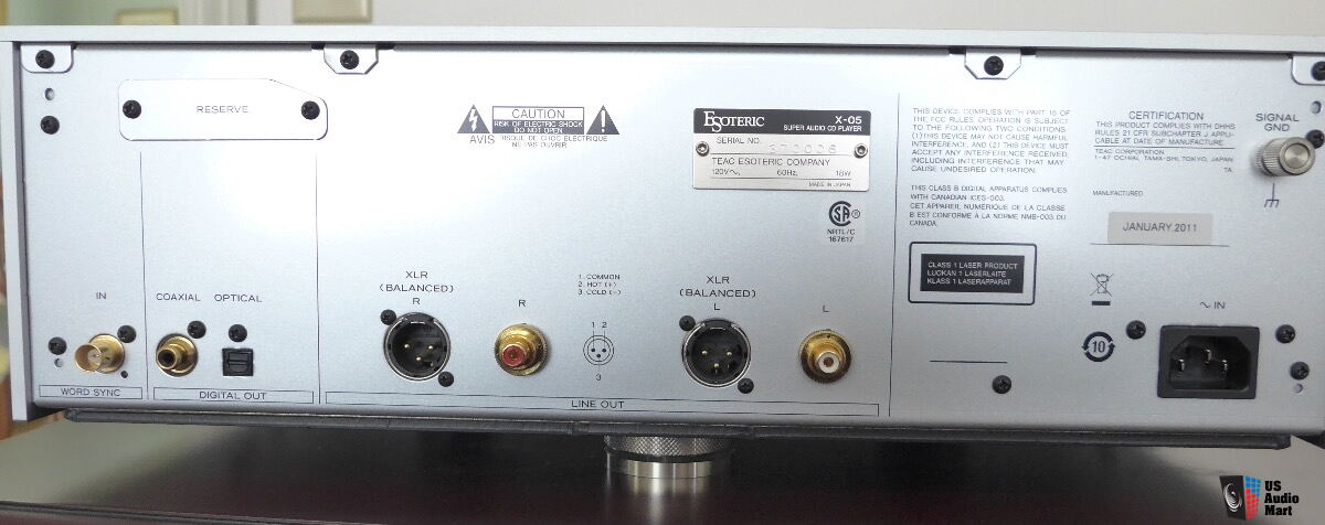 Esoteric X05 SACD CD Player - SILVER Photo #2183818 - US Audio Mart
