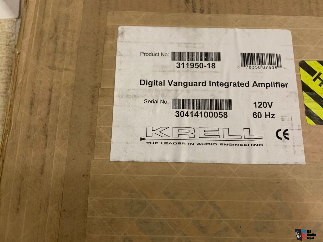 Krell Digital Vanguard Integrated Stereo Amplifier Photo #2200952 ...