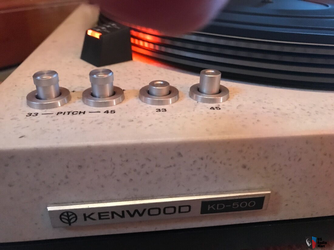 Kenwood KD-500 Turntable and Linn LVV tonearm and Dynavector 10X ...