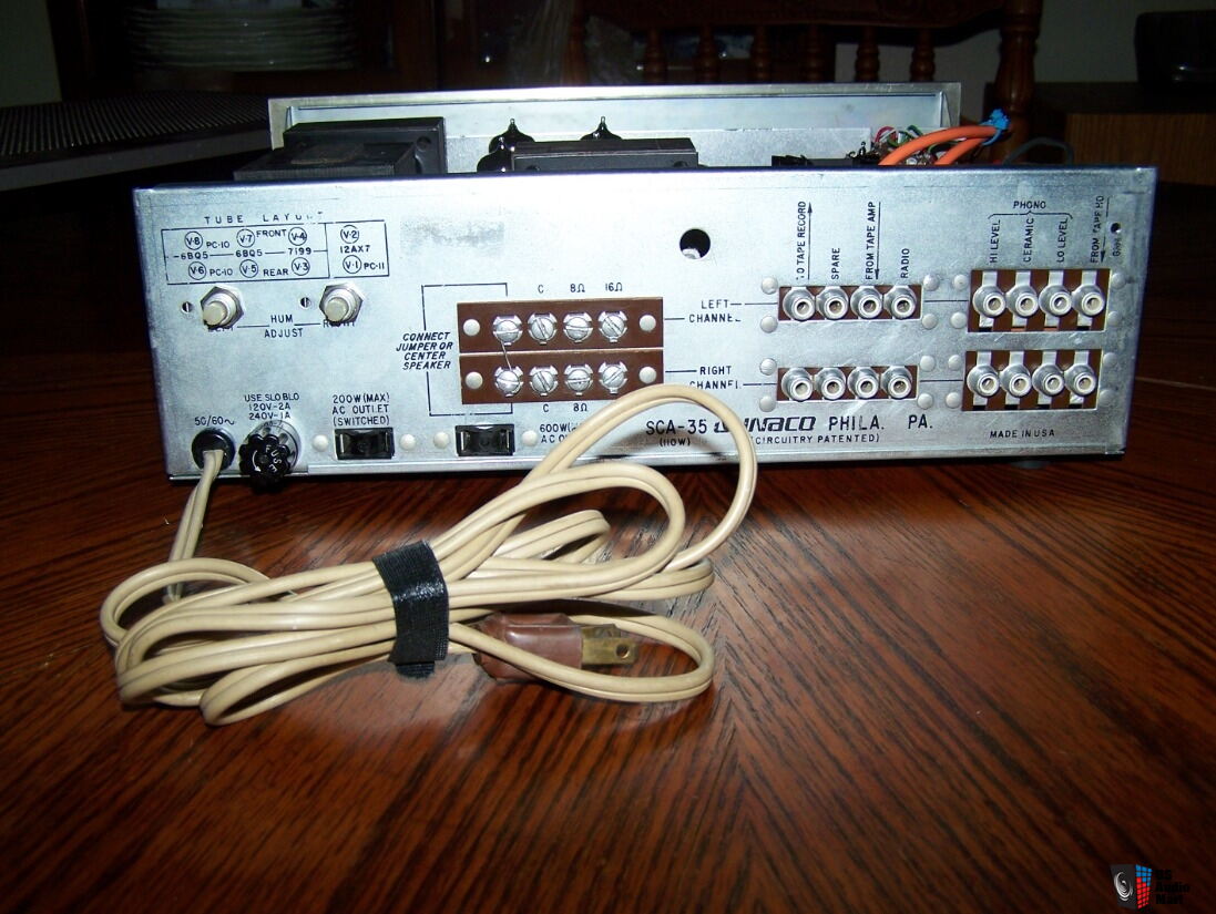 Dynaco SCA-35 Restored/Rebuilt New PCB's Power Supply and a Special Mod ...