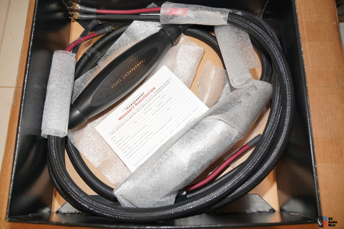 Transparent Audio Generation 5 Premium Series- Super Speaker Cables ...