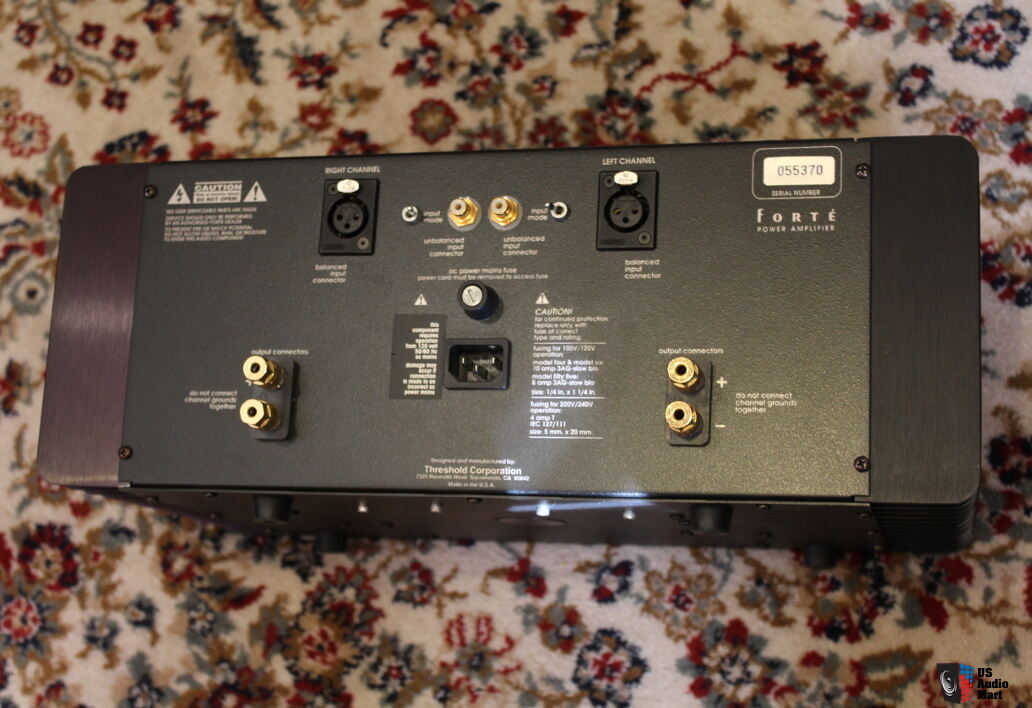 Forte Model 4 amplifier - Pure Class A Photo #2206638 - US Audio Mart