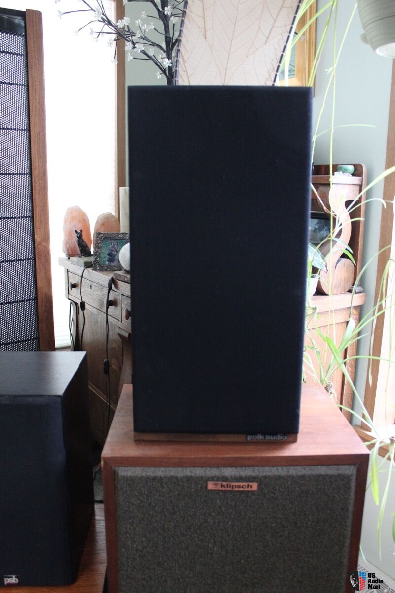 Polk Monitor 7B Pair, Earliest Version, Peerless Tweeters, Great Sound ...