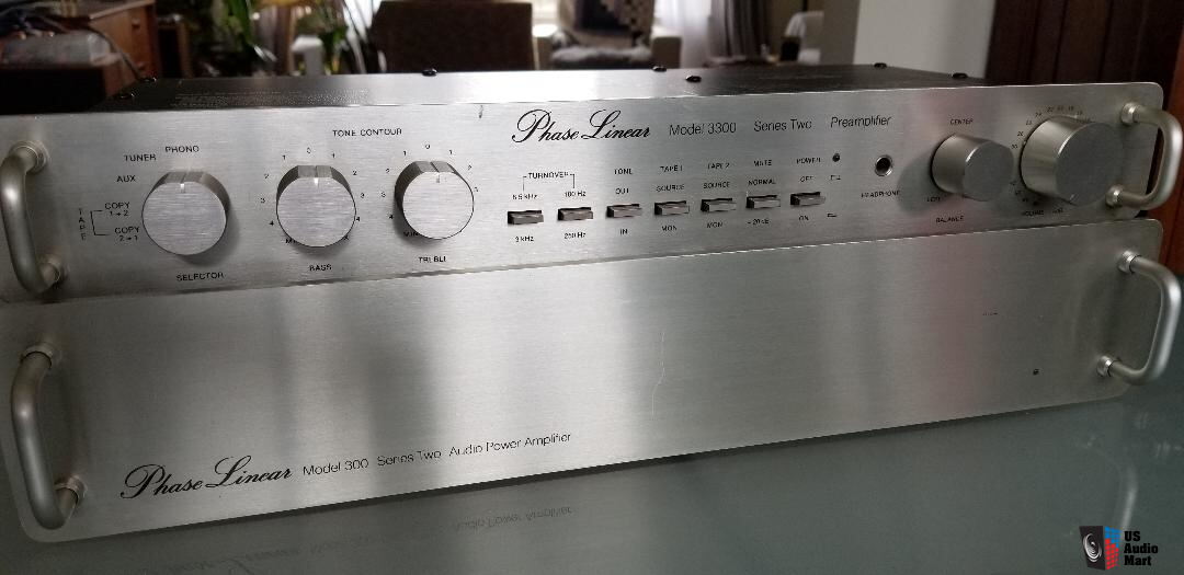 Phase Linear 300 Series 2 Amp and 3300 Series 2 Preamp Photo #2210267 ...