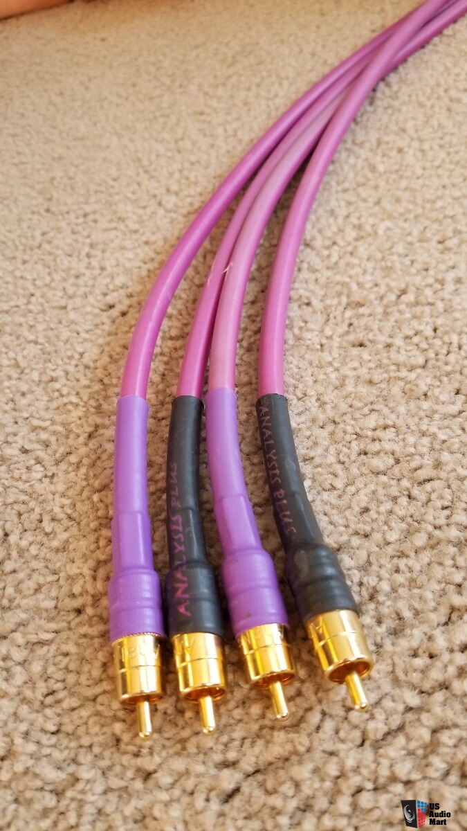 Analysis Plus Oval 1 RCA's 1 meter interconnects *2 pairs Photo ...