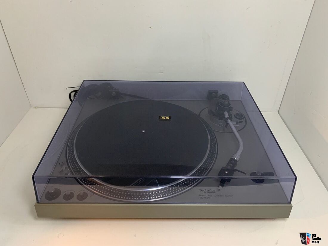 Technics SL-1800 direct drive manual vintage silver turntable with ...