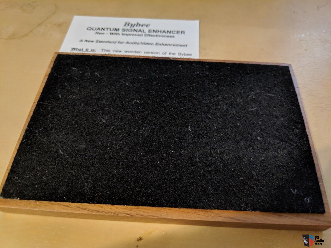 Bybee Quantum Signal Enhancer - Wood Version For Sale - Canuck Audio Mart
