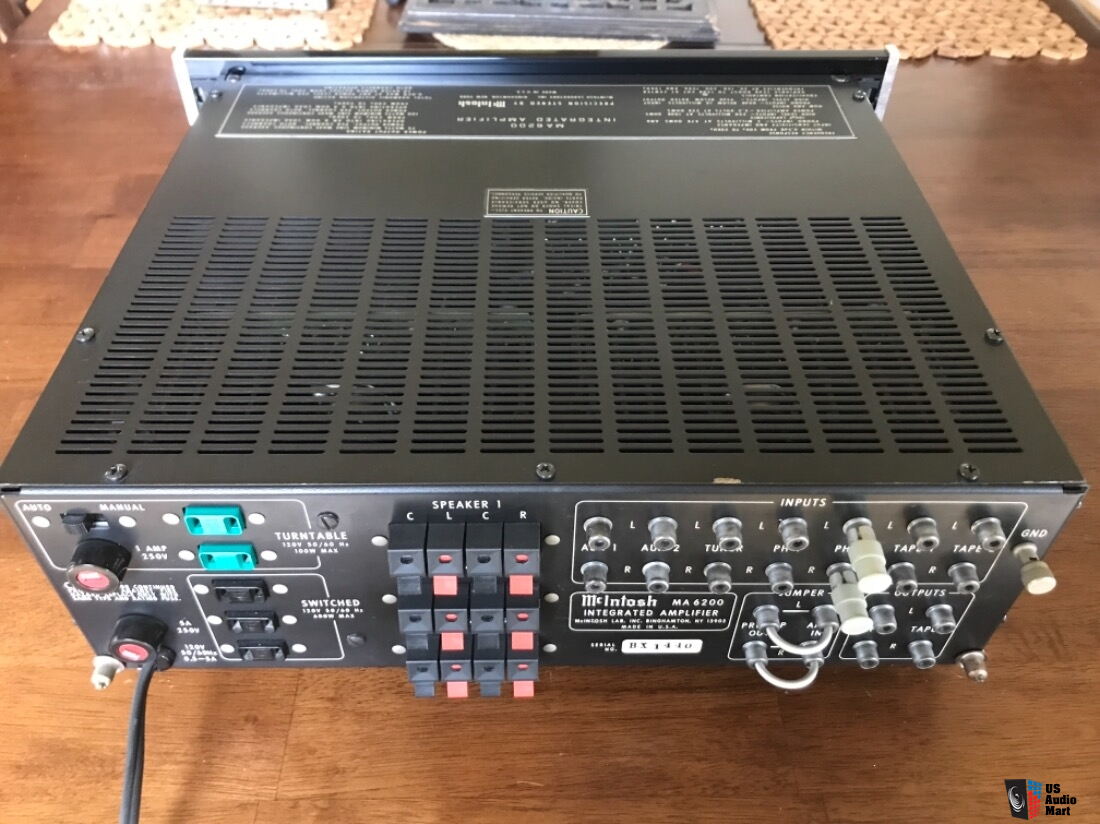 Mcintosh MA6200 integrated amplifier-complete restoration Photo ...