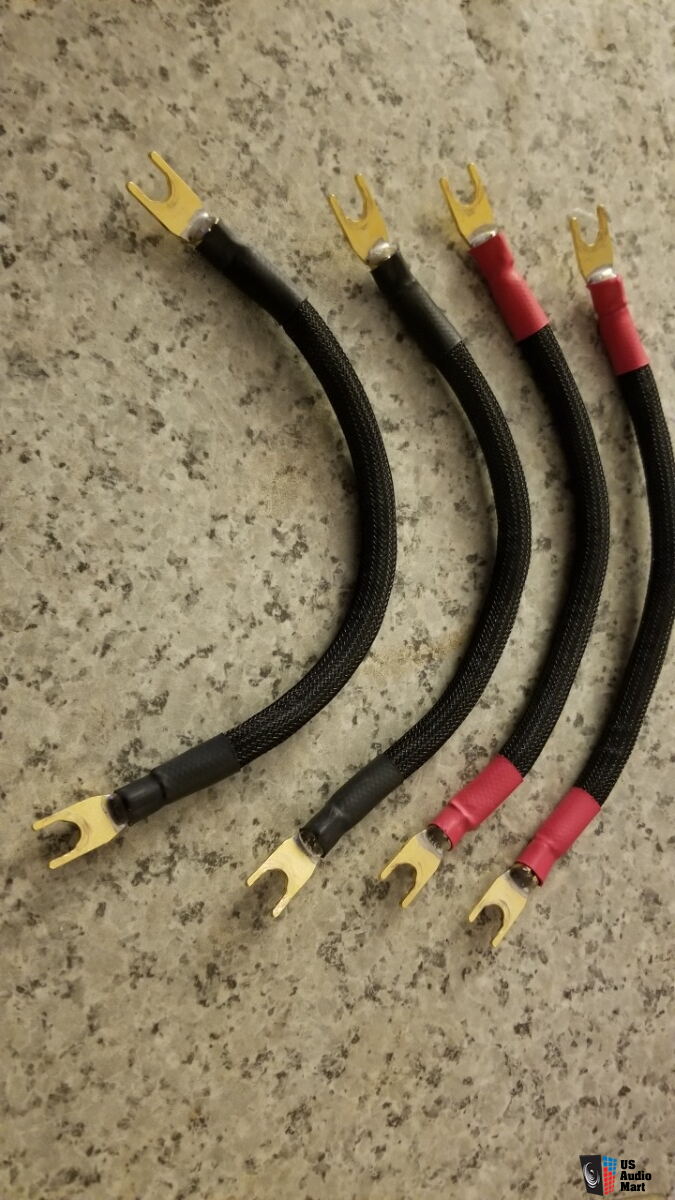 Transparent Reference XL Jumper Cable SBAXL, Spade to Spade, Excellent ...