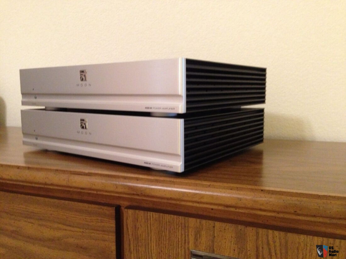 Simaudio Moon 400M monoblock pair with silver face Photo #2236551 - US ...