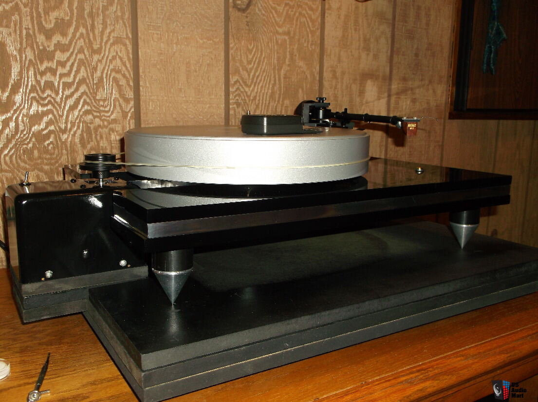 Custom Acrylic and Oak Plinth and Base for VPI, AR, others Photo ...