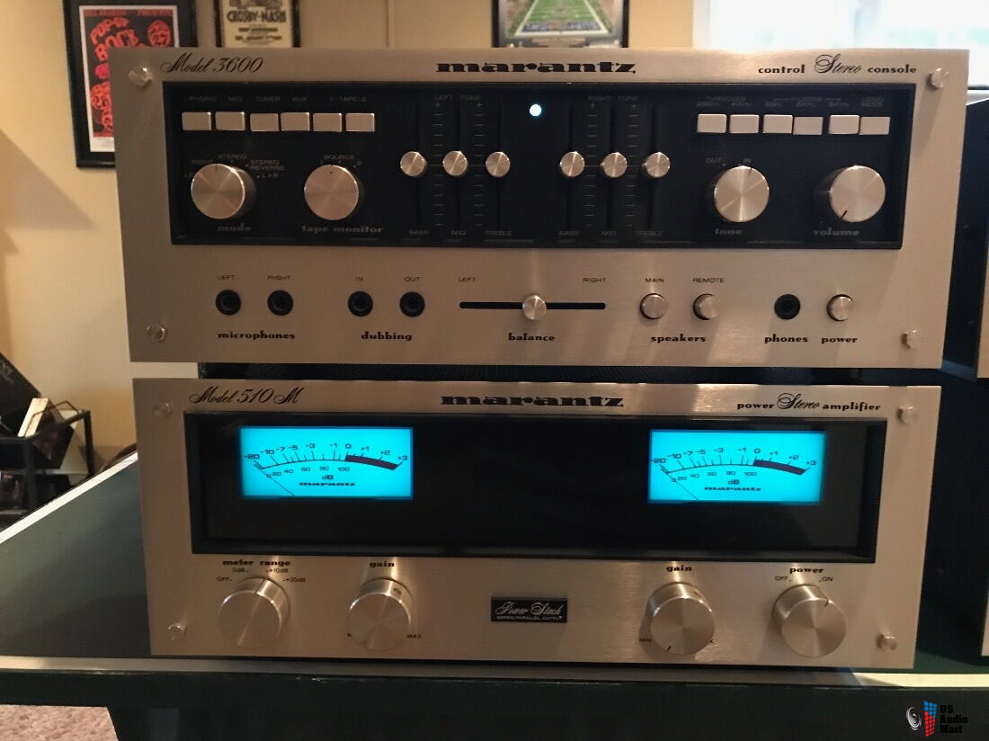 Vintage Marantz 4 Piece Separates including 510M Power Amp - LOOK ...