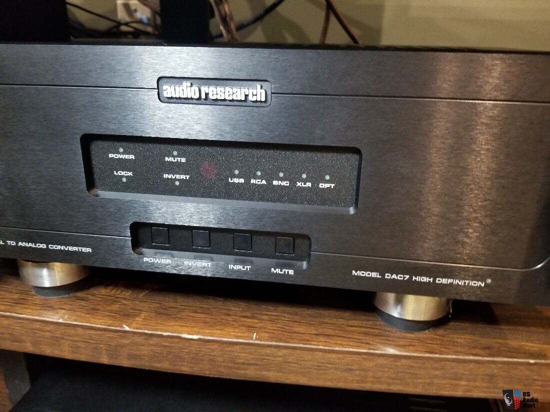 Audio Research DAC7 Black W/ Remote Photo #2242888 - US Audio Mart