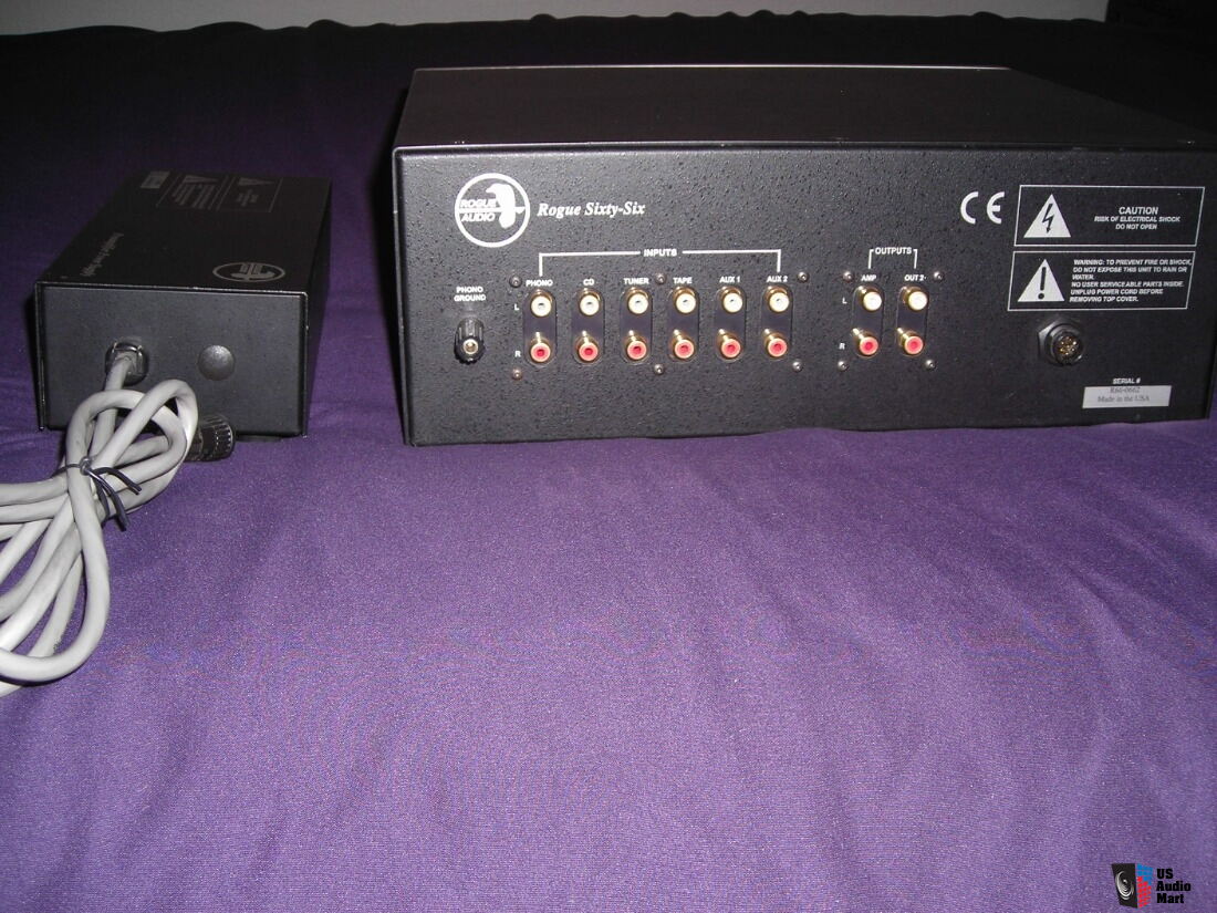 Rogue Audio 66 LSR Tube Preamp (Line Stage w/Remote) Photo #2250736 ...