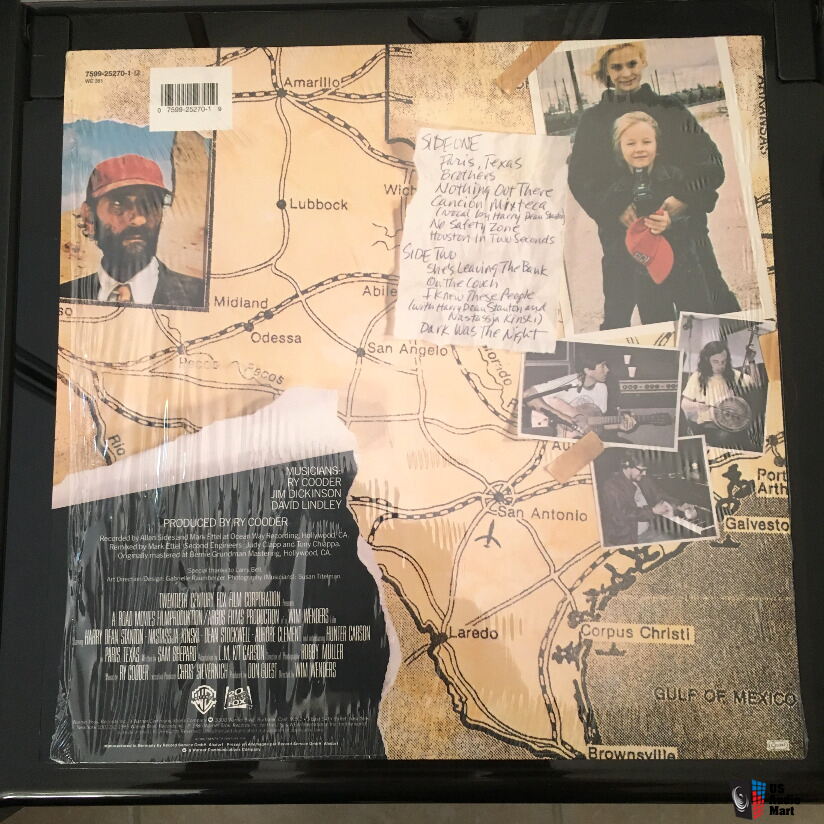 Ry Cooder "Paris Texas" Soundtrack (1997) WEA Germany 180g BG Mastering ...