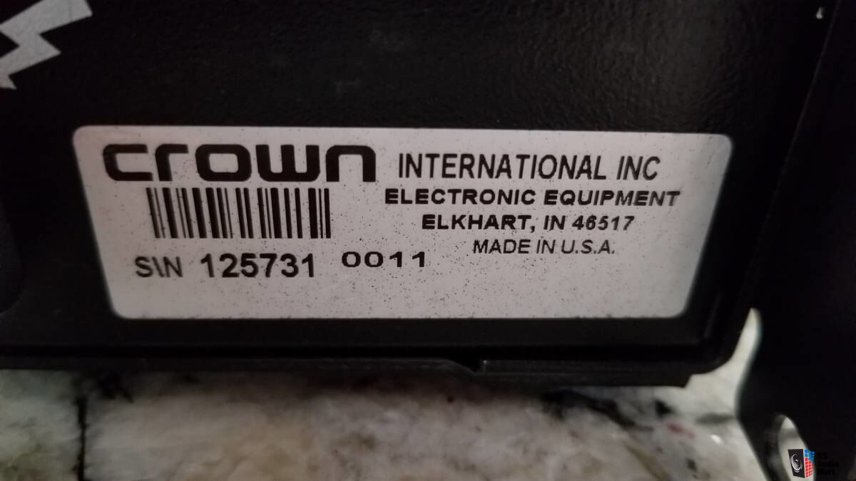 Crown K2 Amplifier Black Photo #2261154 - UK Audio Mart