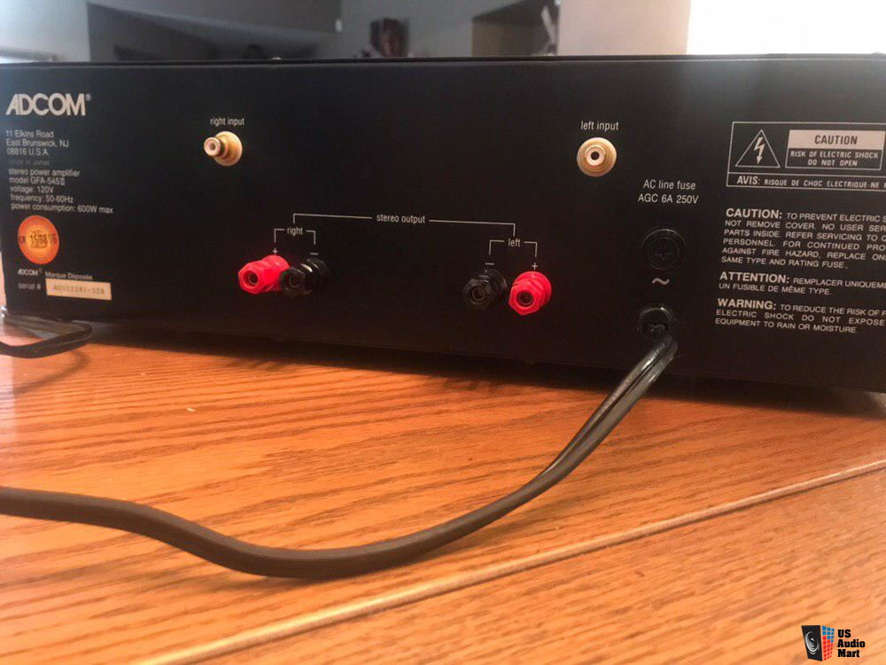 Adcom GFA 545II W/ GTP 500 II Pre Amp Photo #2261707 - US Audio Mart